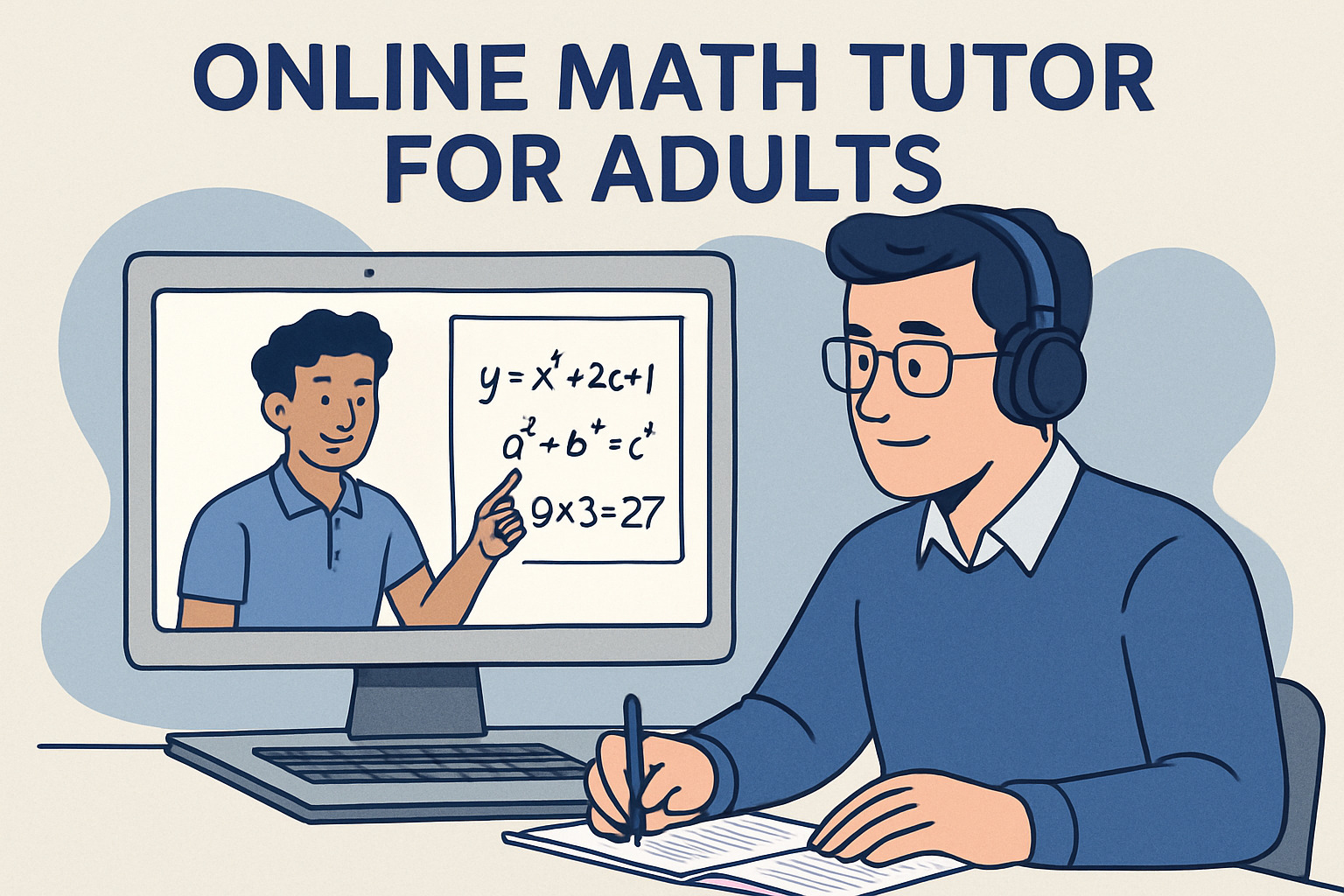 Online Math Tutor for Adults: Conquer Math 2025!